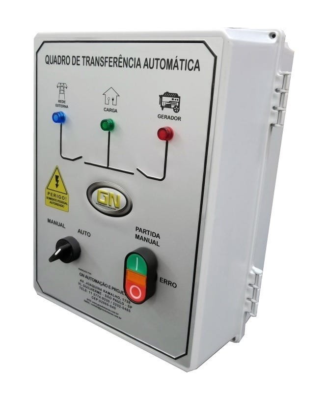 Quadro Transferencia Rede / Gerador 32 A / Ats - Qta | MadeiraMadeira