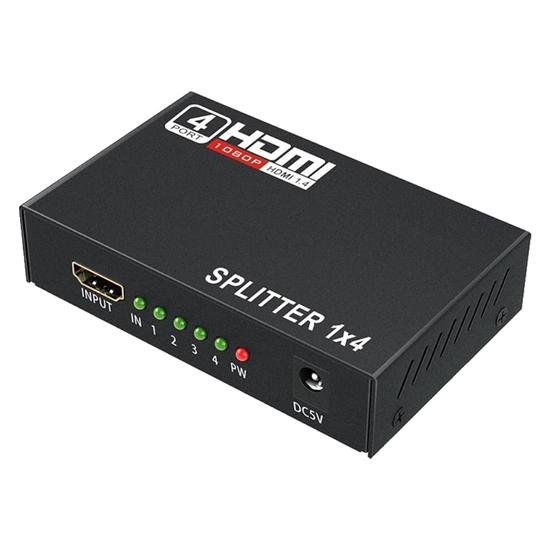 Hub Splitter HLD HDMI 4 Portas / Full HD / 1X4 / 1080P | MadeiraMadeira