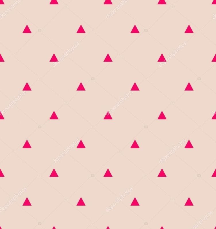 Papel De Parede Adesivo Triângulos Rosa - 2,5m | MadeiraMadeira