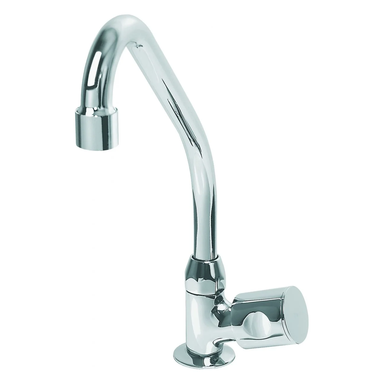 Torneira Bica Movel Fina Tb Inox Pia Mesa 1167 Luxo C-35 | MadeiraMadeira