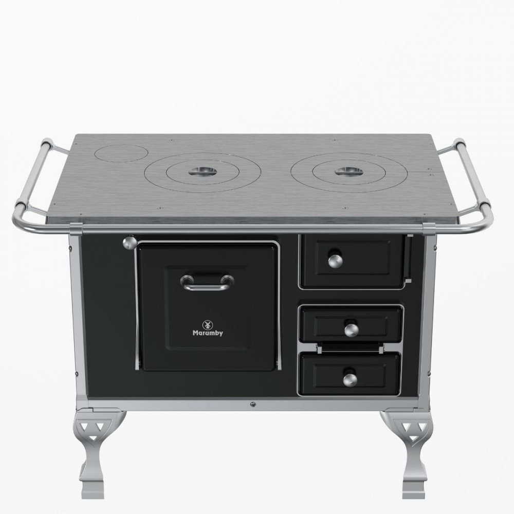 Fogão a Lenha 2 Bocas Marumby Nr 1 Saída Chaminé Esquerda | MadeiraMadeira