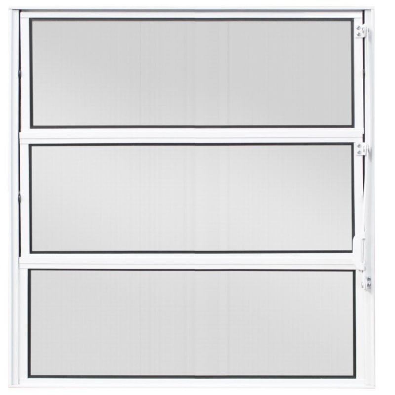 Vitro Basculante de Alumínio 1°seção Vidro Mini Boreal 0,40 X 0,60 Cor ...