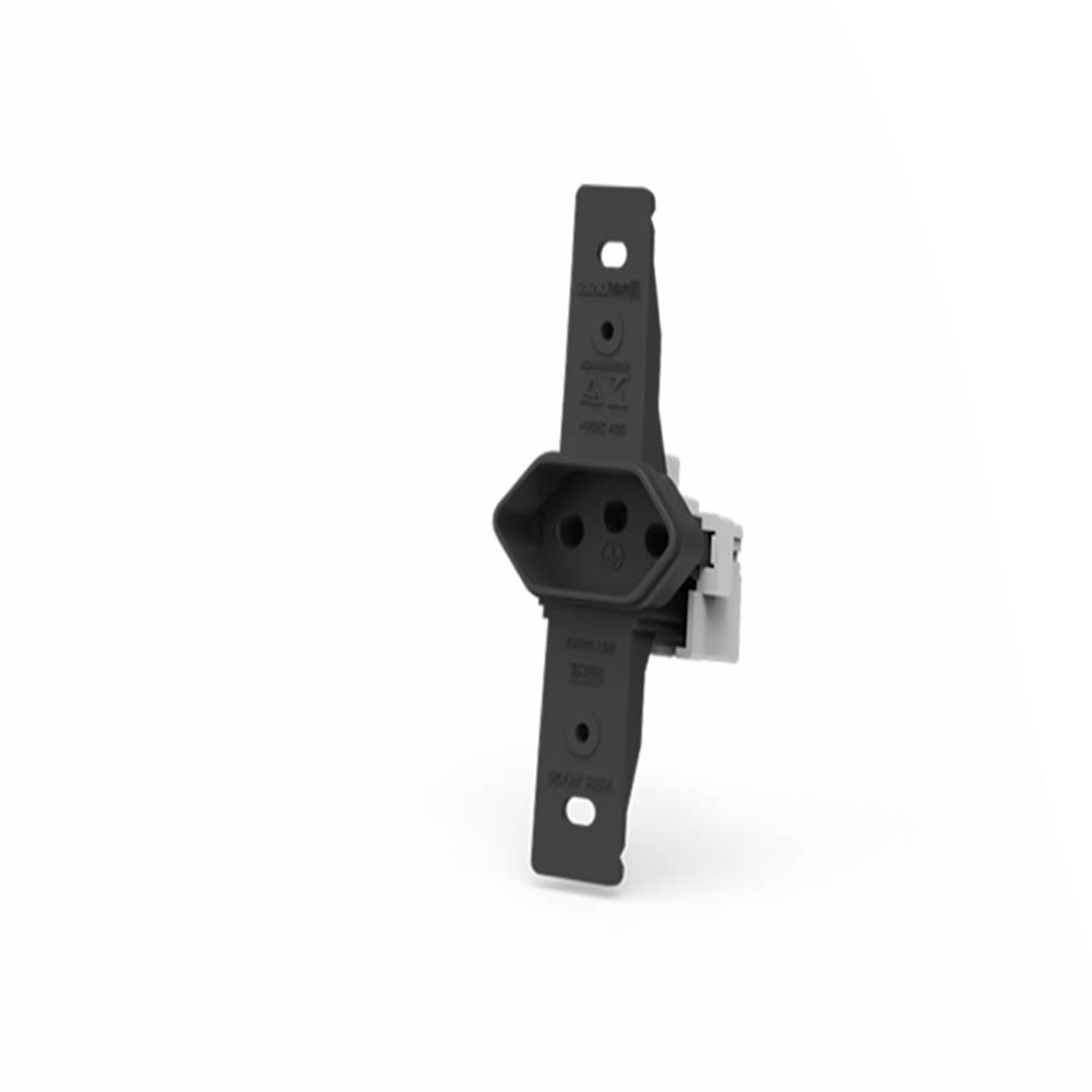 Tomada Vertical Embutir 20A 2Pólos 079-E-SP Preta - Enerbras ...