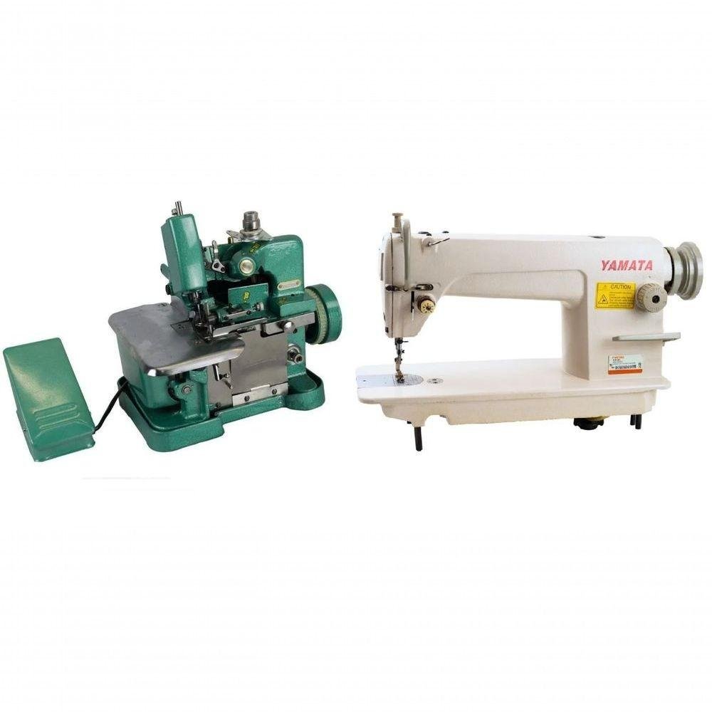 Reta Industrial Yamata Fy8700 + Overlock Semi Industrial | MadeiraMadeira