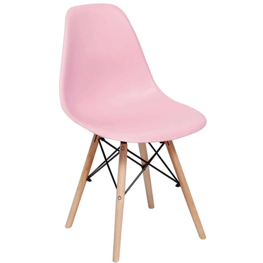 Cadeira Charles 1102 OR Design Cor Rosa | MadeiraMadeira
