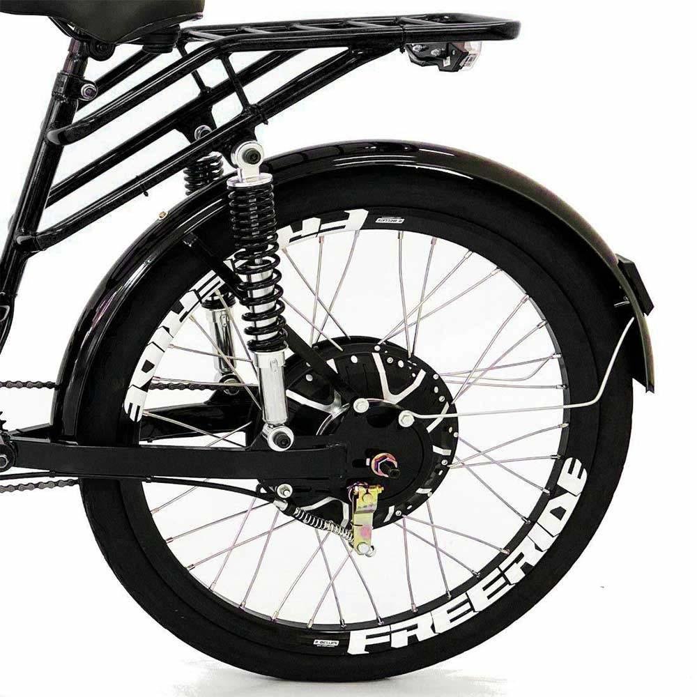 Bicicleta Elétrica - Aro 24 - Duos Confort Full - 800w Lithium - Preta - Duos Bike | MadeiraMadeira