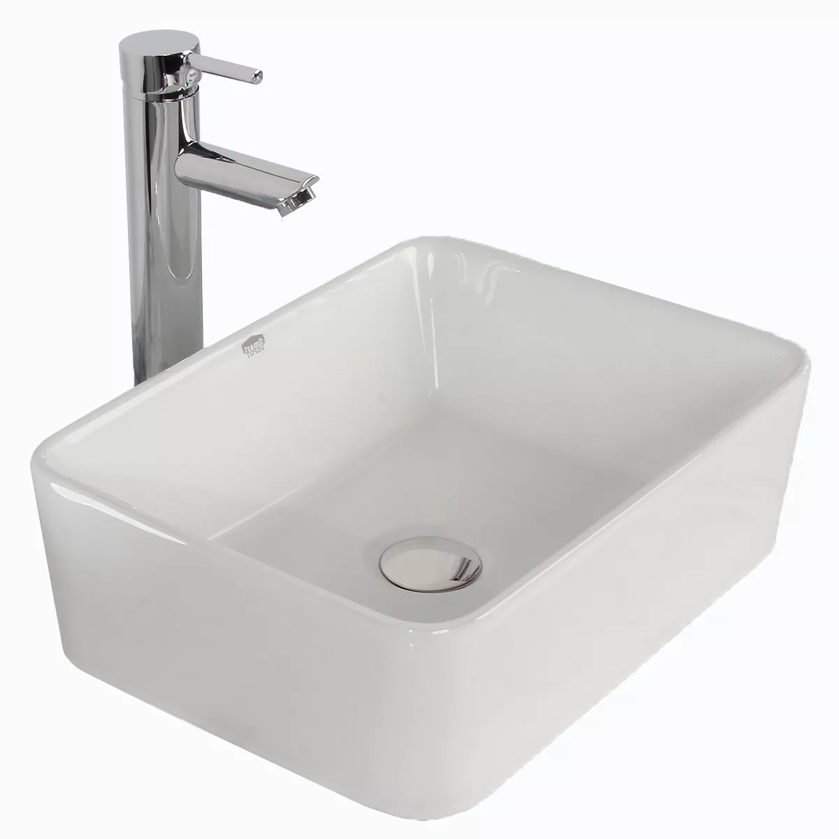 Cuba De Apoio Pia Sobrepor Para Banheiro Lavabo Lavatorio Slim 40x30cm ...