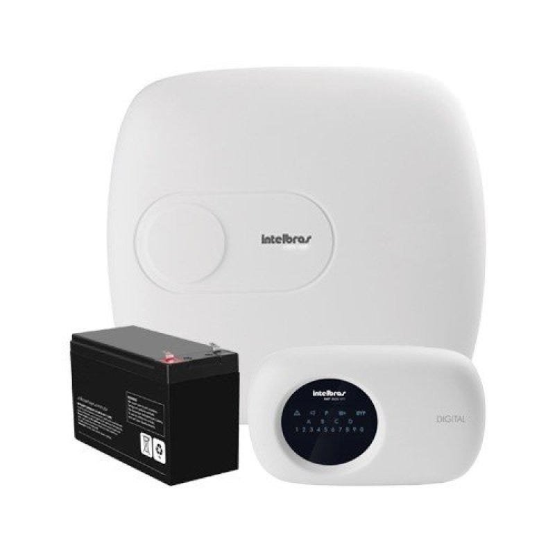 Central de Alarme Intelbras AMT 2018 E + Bateria (18 Zonas, Ethernet ...
