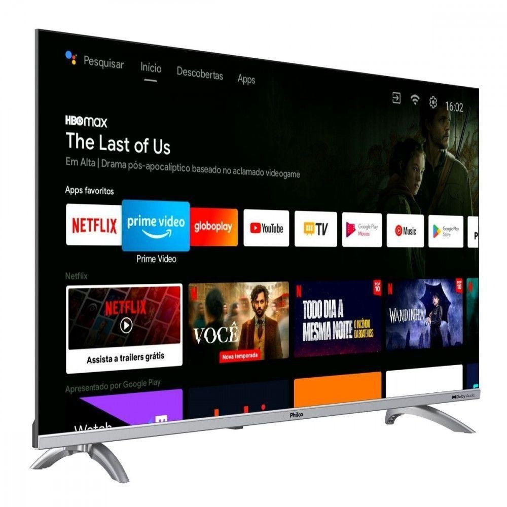 Smart Tv 40 Polegadas Philco Android Full Hd Ptv40e3aagssblf Prata ...