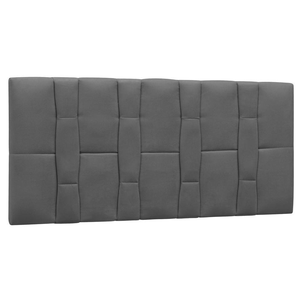 Cabeceira Painel Cama Box Casal Queen 160cm Carla Suede D05 Cinza ...