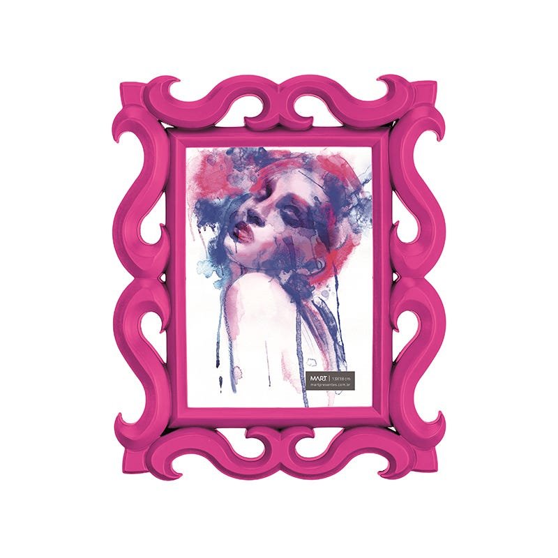 Porta-Retrato Rosa - 13 x 18 cm | MadeiraMadeira