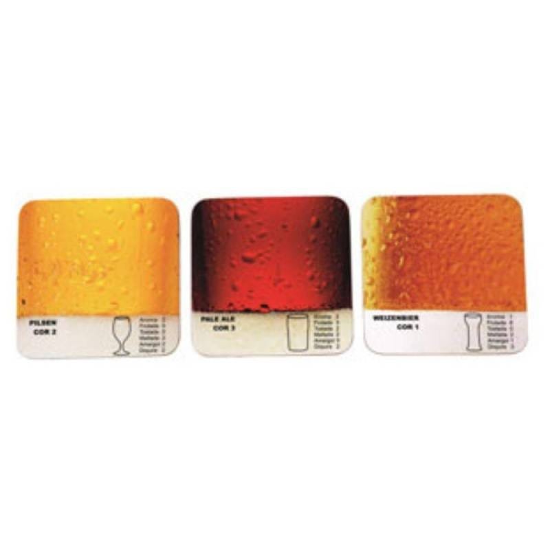 Conjunto com 6 Porta Copos Quadrados Royal Cork Pantone | MadeiraMadeira