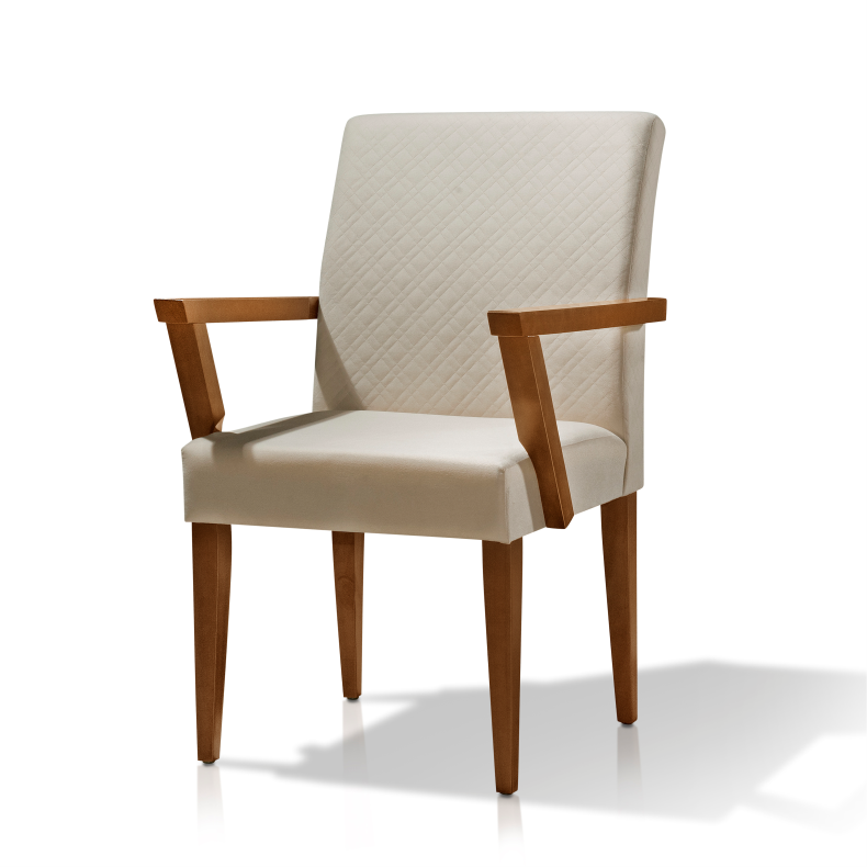 Poltrona Versalhes - Linho Chumbo 1025 B | MadeiraMadeira