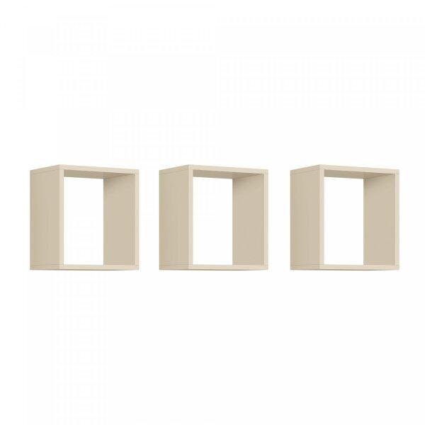 Kit 3 Nichos Juju Reller Móveis Areia Fosco | MadeiraMadeira