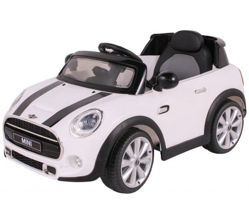 Mini Cooper Elétrico (Branco) R/C 12V - Belfix | MadeiraMadeira