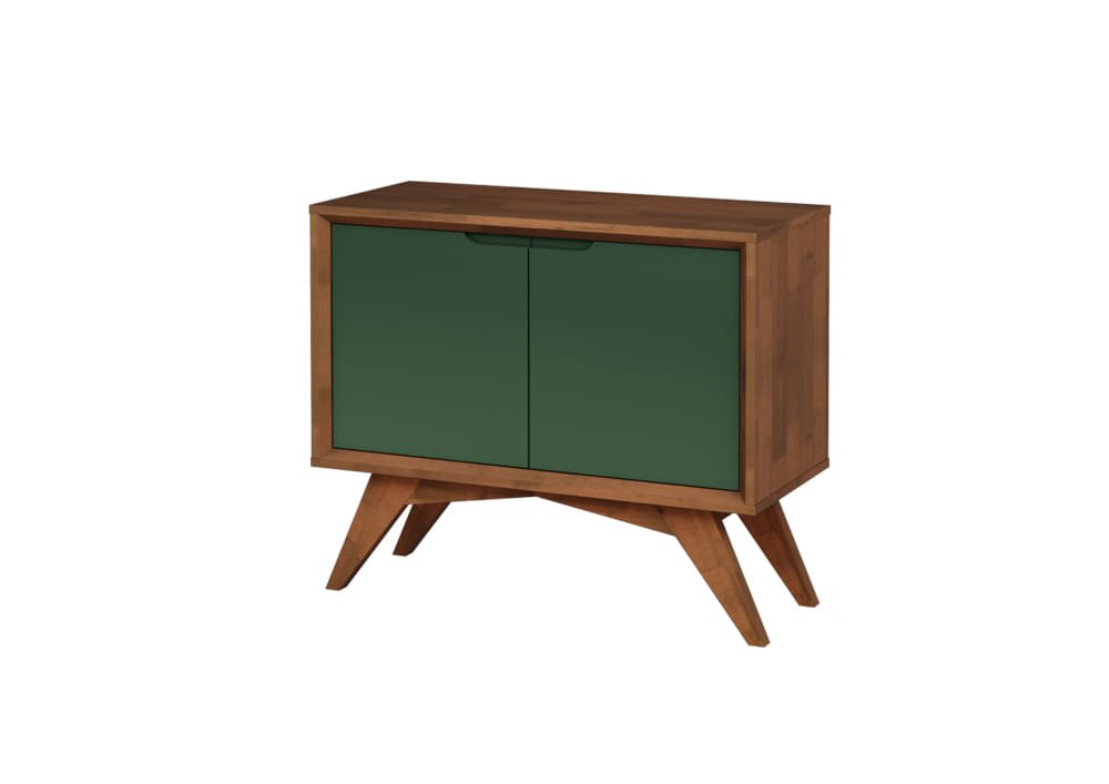 Buffet Uriel 2 Portas Pinhão e Verde Musgo - Wood Prime Mp 27575 Wood ...