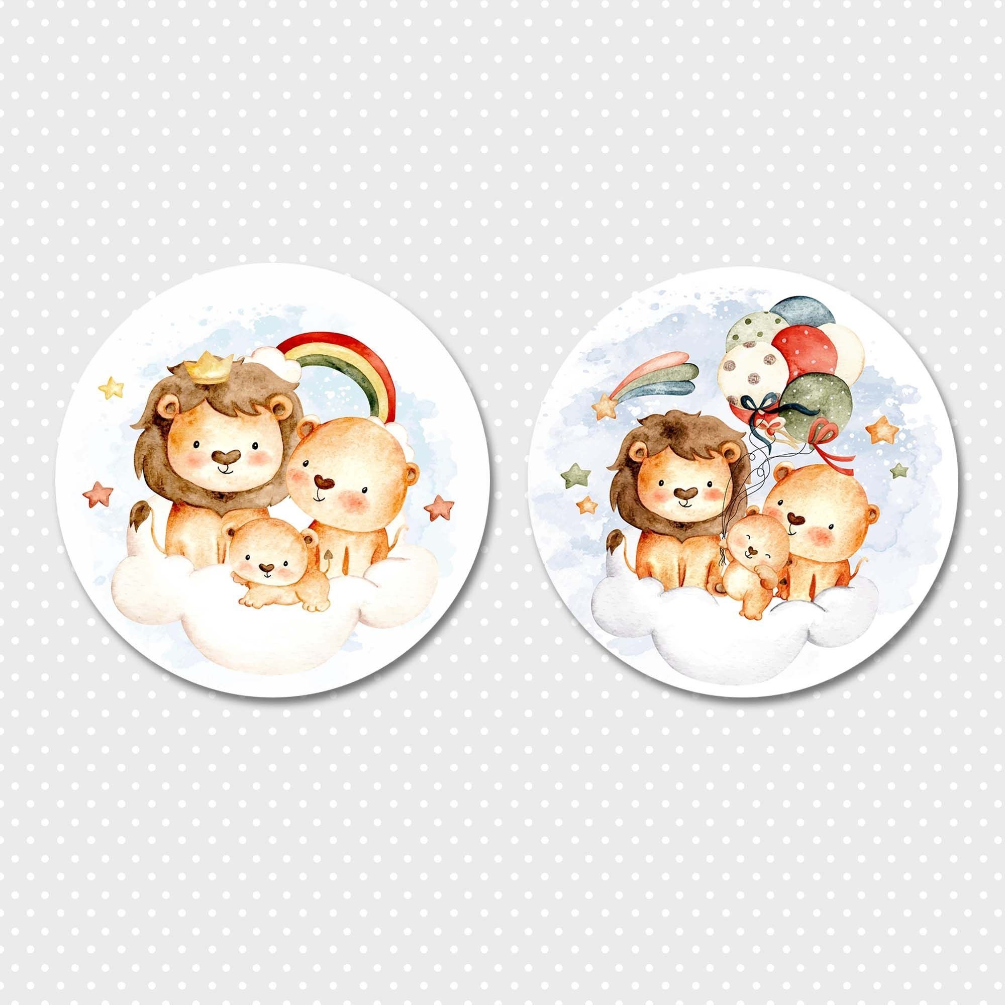 DOIS QUADRINHOS LEÕEZINHOS | MadeiraMadeira