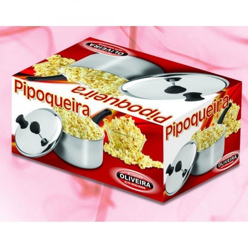 Pipoqueira Extra Nº 20 Alumínio Polido - Alumínio Oliveira | MadeiraMadeira