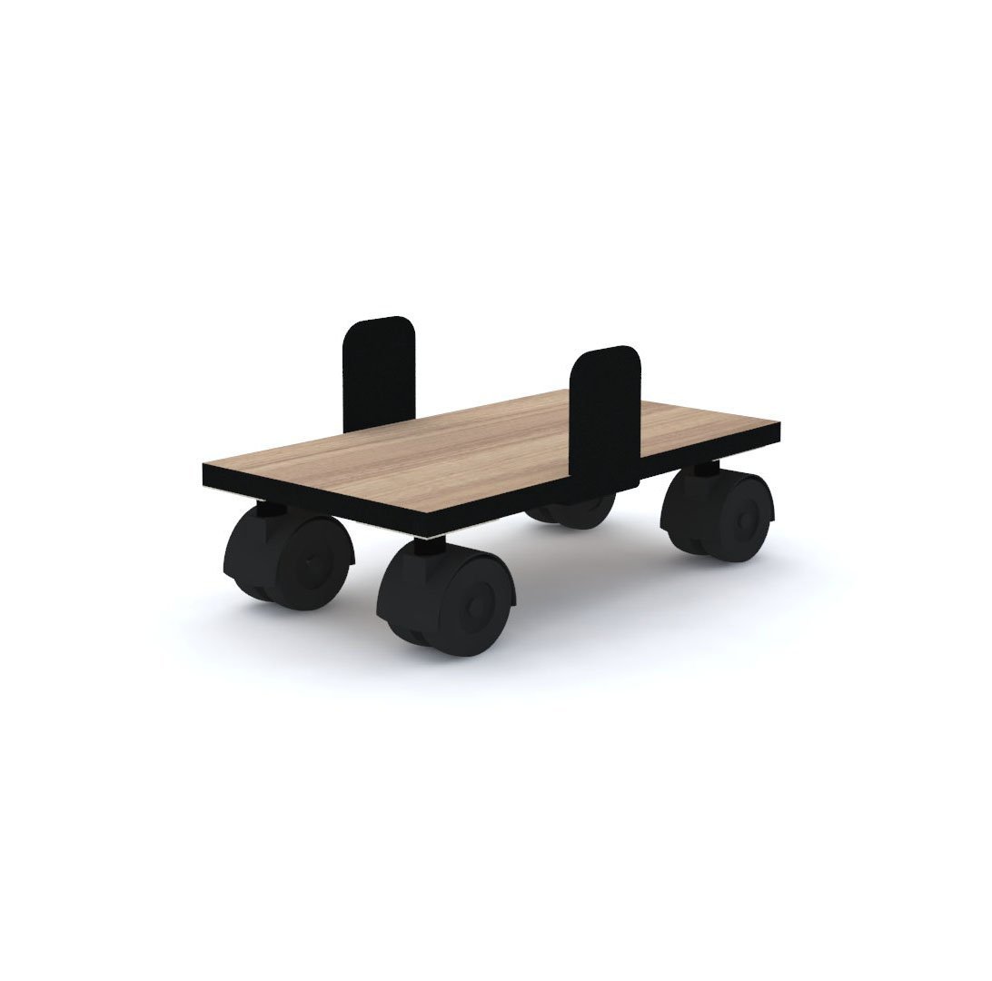 SUPORTE PARA CPU PANDIN MAXXI - NATURALLE/PRETO MXSU-35 | MadeiraMadeira