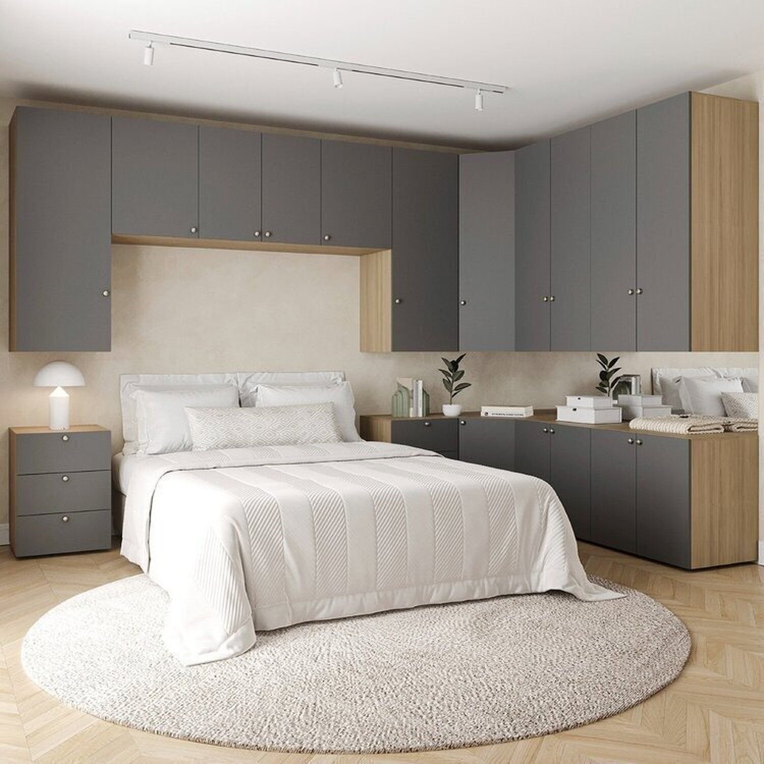 Guarda Roupa 13 Módulos 16 Portas 6 Gavetas Frame CabeCasa ...