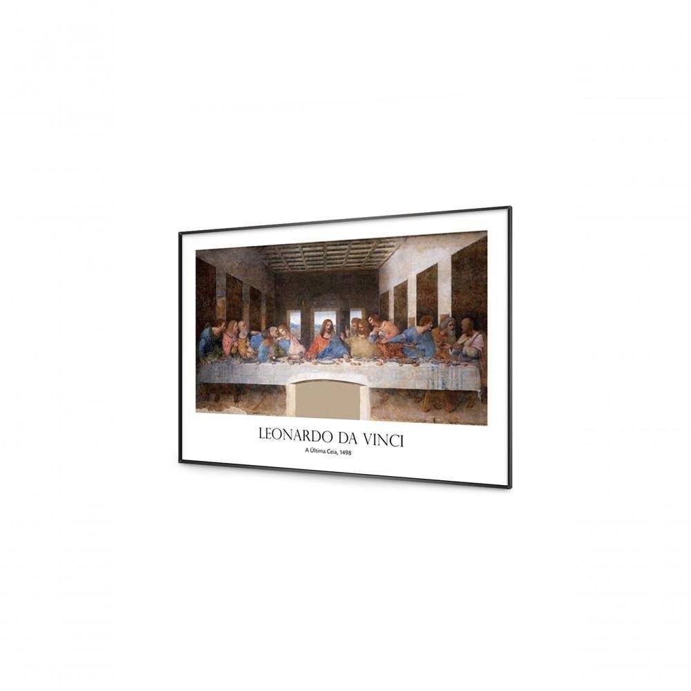 Quadro "a Última Ceia, 1498" de Leonardo da Vinci C/ Vidro Moldura ...