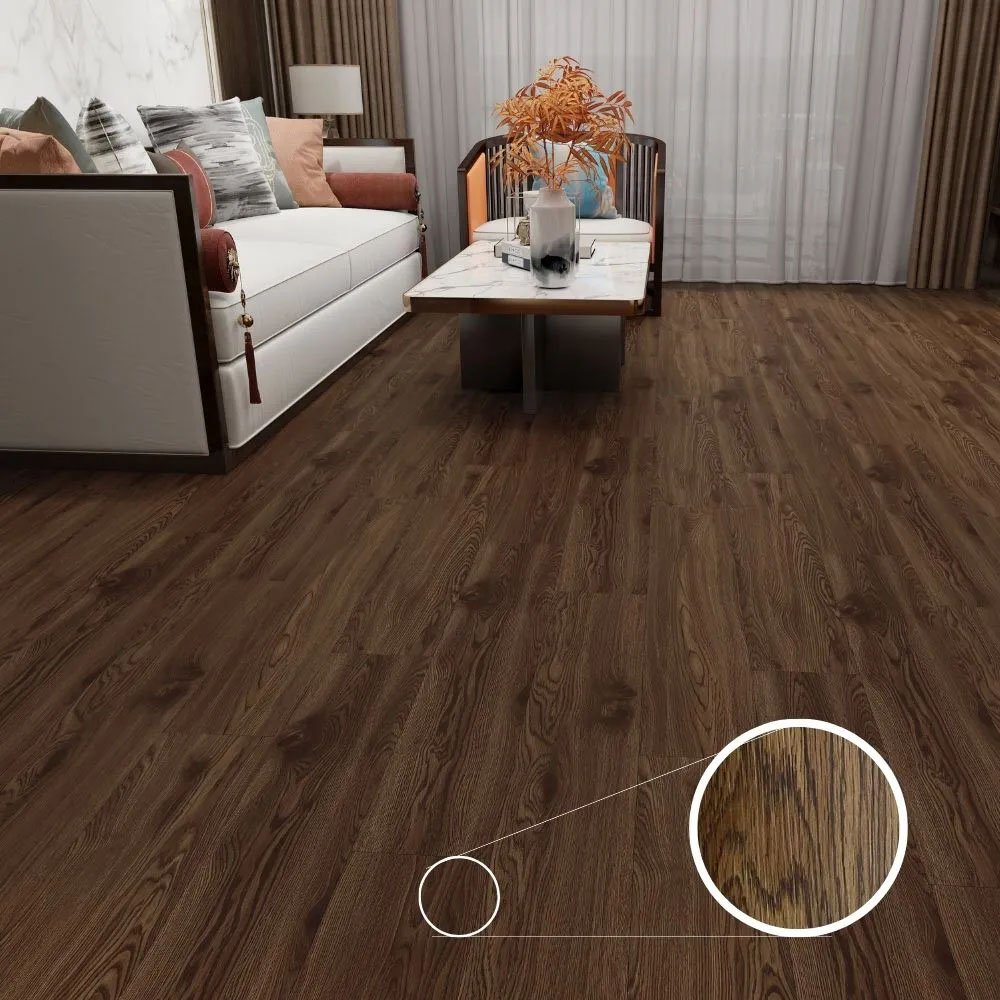 Piso Vinílico Autocolante Amadeirado 2mm - Caixa com 3,34 m² ...