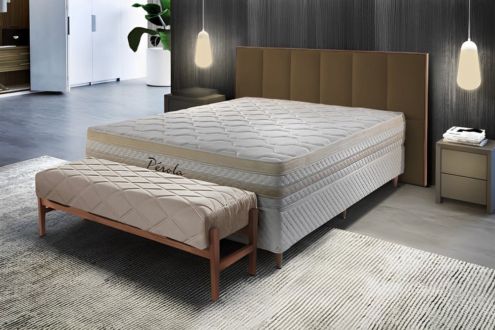 Cabeceira Painel King Estofada Fendi 1,93m Wingerd | MadeiraMadeira