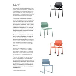 Kit 2 Cadeiras Leaf Verde - 57397 | MadeiraMadeira
