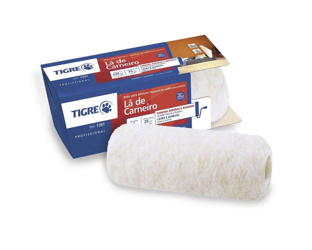 Rolo La Natural Tigre 23cm S/c 1391 | MadeiraMadeira