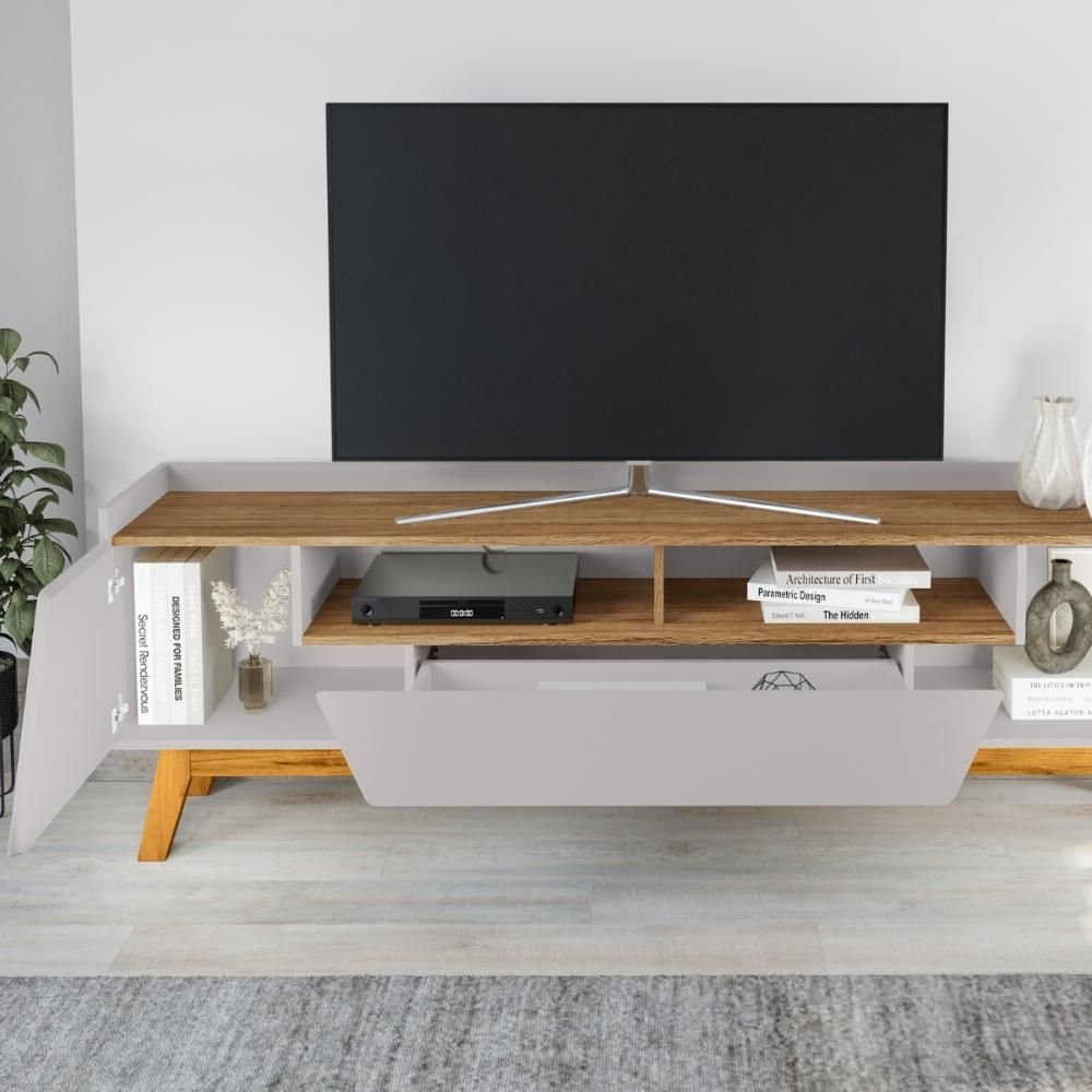 Rack Florença Off White Cinamomo 2076628 Bechara | MadeiraMadeira