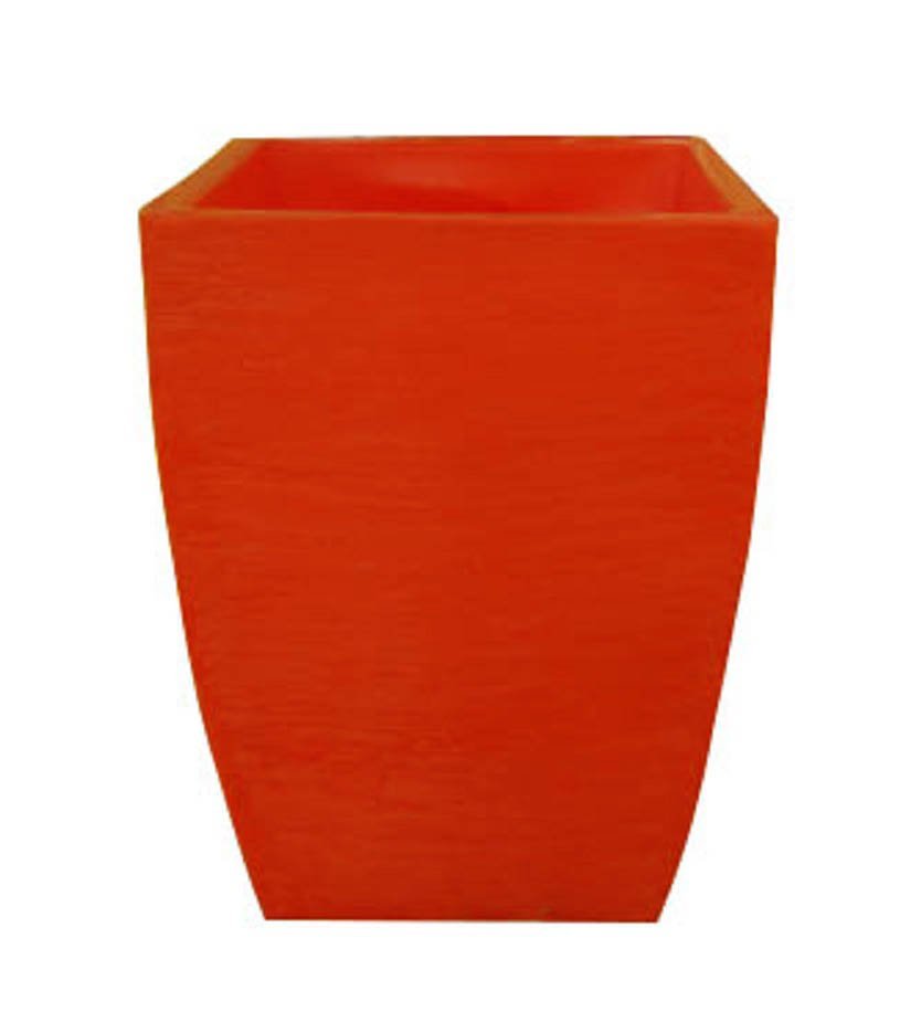 Vaso Planta 45x35 Moderno Trapézio Polietileno - LARANJA SUNSET 010 ...