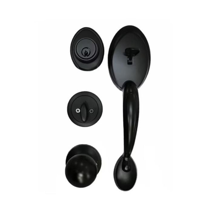 Fechadura Blim Blim Externa Black Preto Fosco Cia | MadeiraMadeira