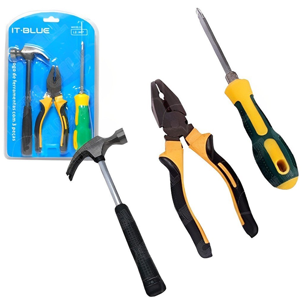 Jogo de Ferramentas com 3 Peças Le-967 – It-blue | MadeiraMadeira