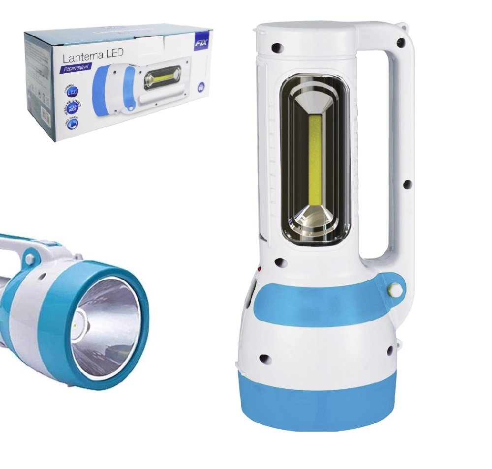 Lanterna Multiuso com Alça 2 Lâmpadas Leds Bivolt | MadeiraMadeira