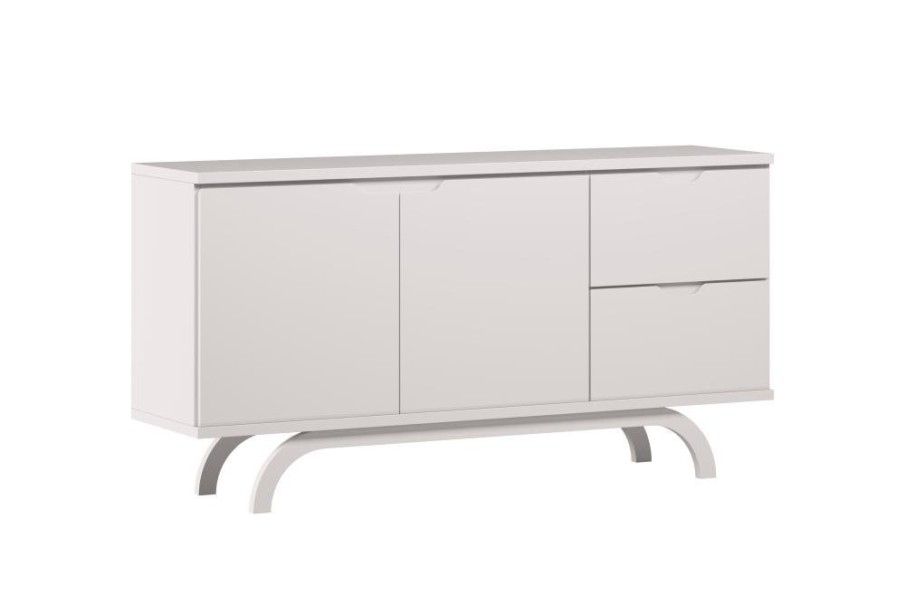 Balcão Vicenza Off White New Ceval | MadeiraMadeira