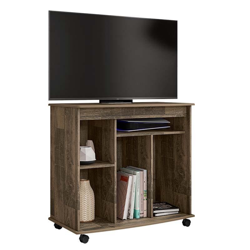 Rack Pequeno 90cm Para TV 32 Polegadas Madri RV Móveis Amadeirado ...