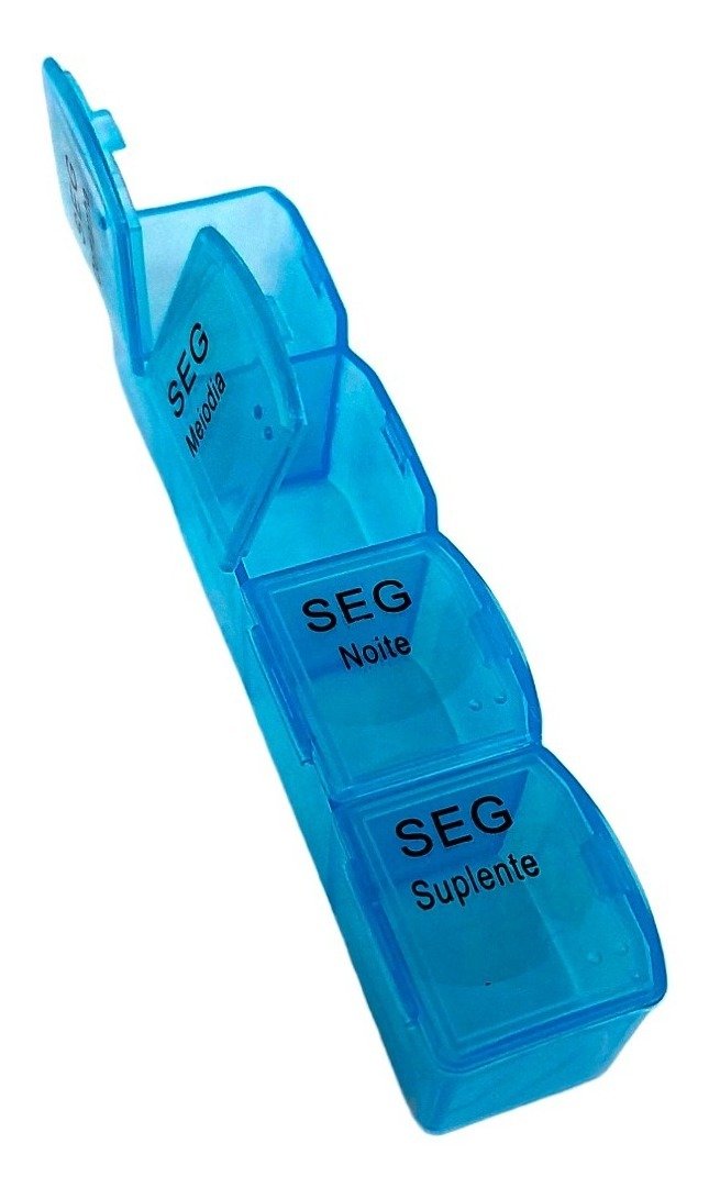 Porta Comprimidos Semanal Organizador Caixa 4 Unidades MPETSP kit 4 ...