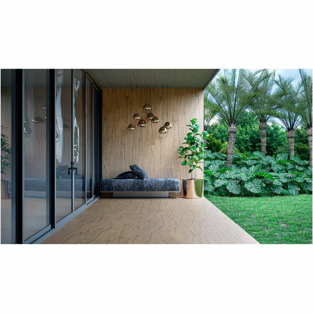 Porcelanato Peroba Rustica Rustico 20 X 122 Retificado Le (caixa Com 1 ...