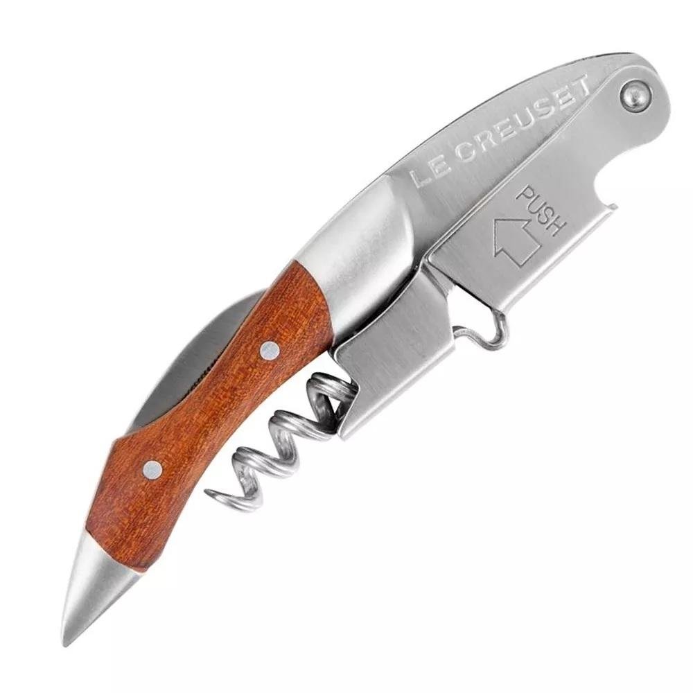 Saca Rolhas Modelo Garçom Madeira Le Creuset | MadeiraMadeira