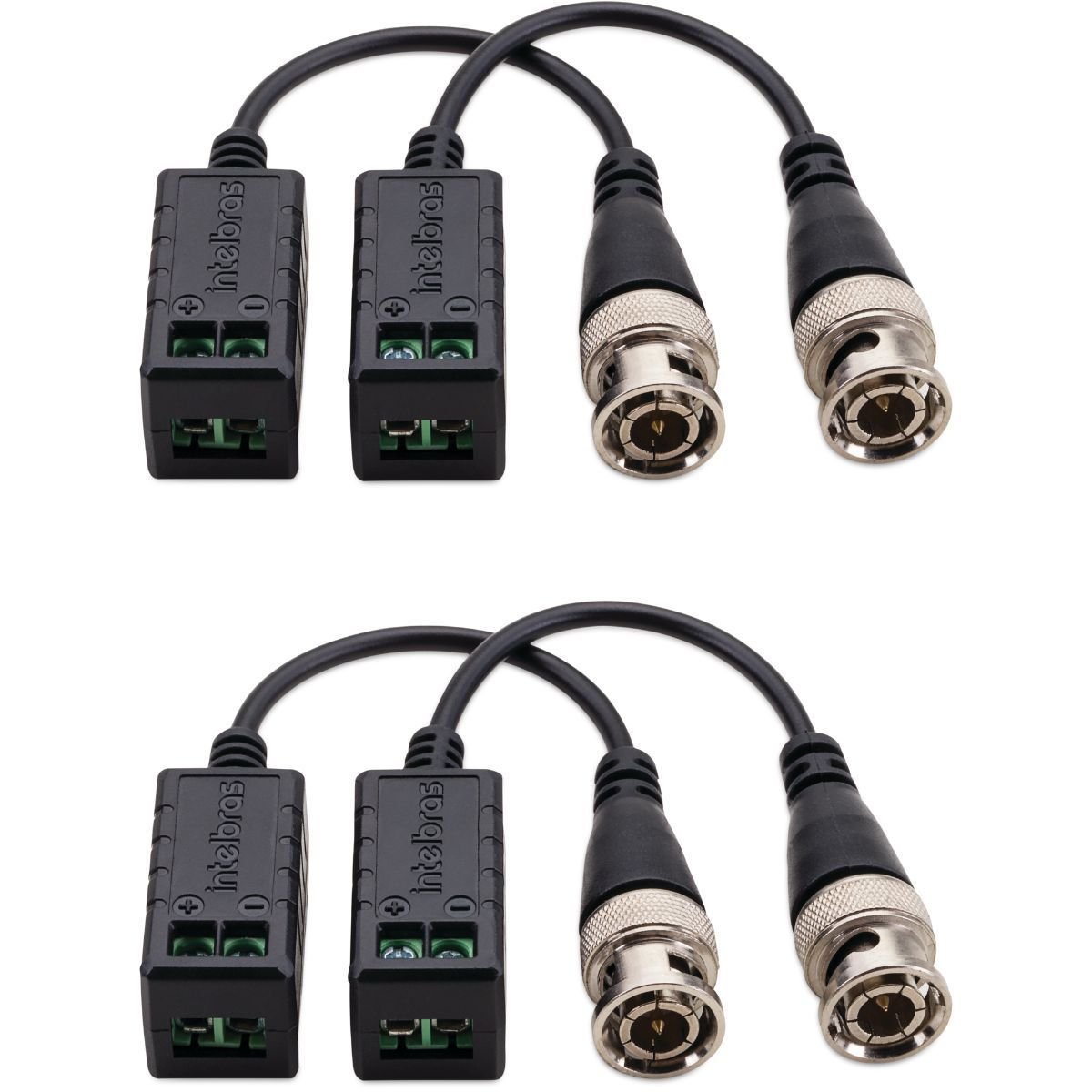 Kit 2 Baluns Passivo Multi Hd para Câmeras Full Hd Vb 301 P Intelbras ...