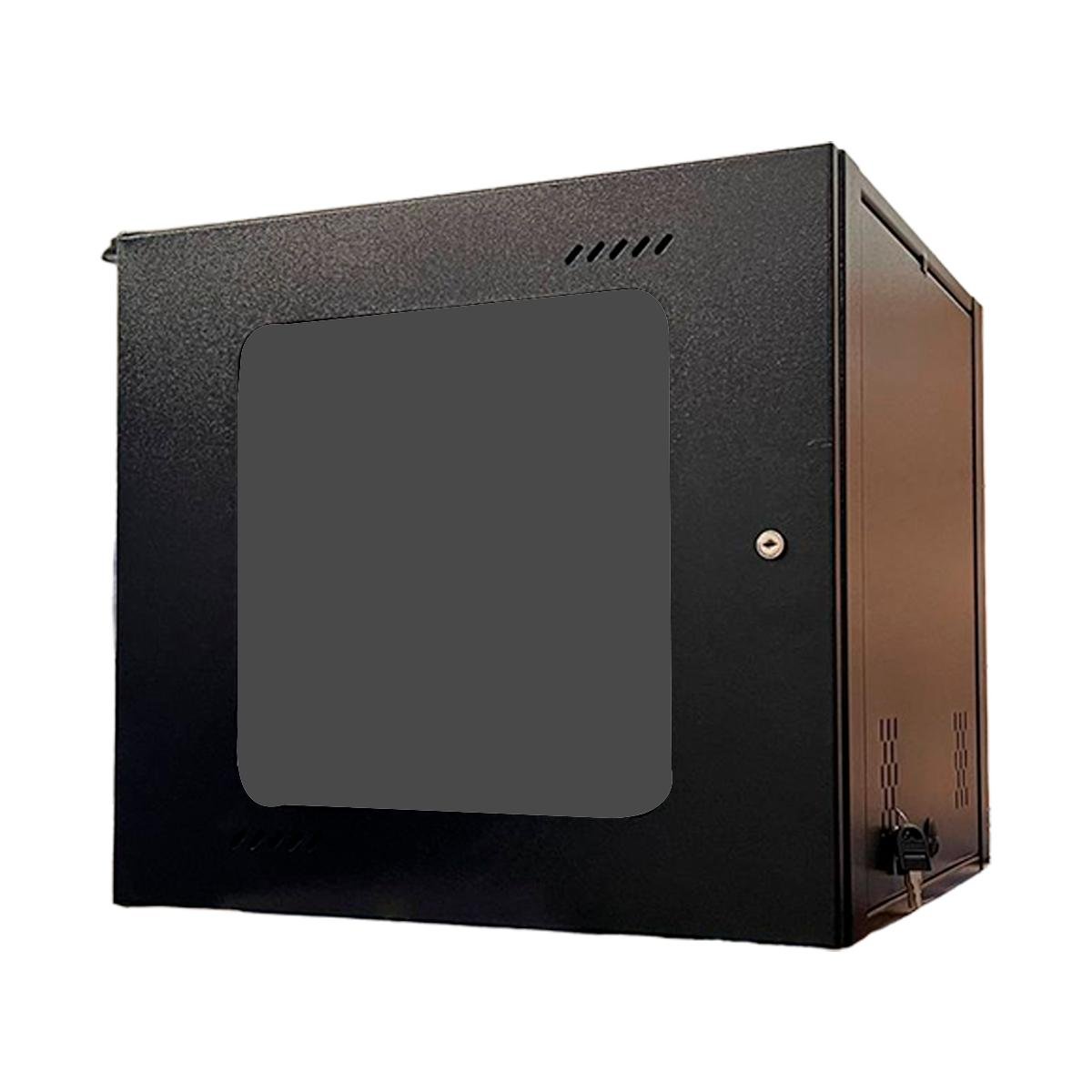 Mini Rack 19 Pol. 10u 470mm Preto | MadeiraMadeira