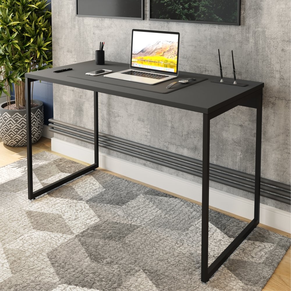 Jogo de Escrivaninhas 1.2 Honorata Preto | MadeiraMadeira