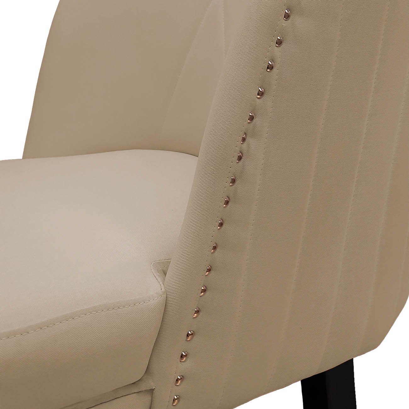 Poltrona Decorativa Adele Suede Bege Rosado - Dominic Decor ...