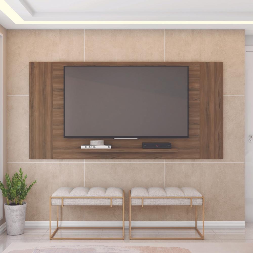 Painel para Tvs 55 Polegadas Extensível Toluca Nogueira | MadeiraMadeira