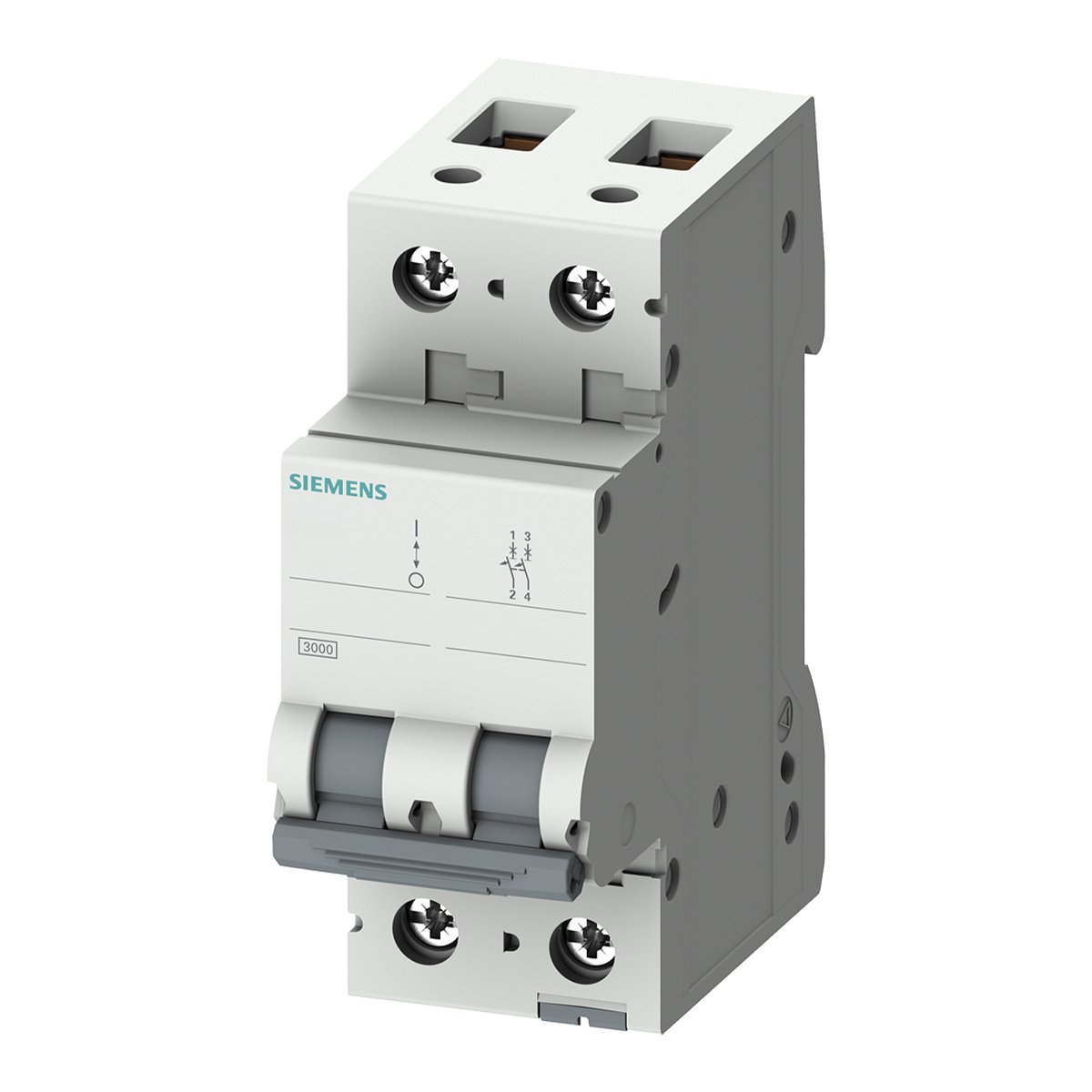 Disjuntor Mini Din Bipolar 4a 220/380V 3ka Curva C Siemens | MadeiraMadeira