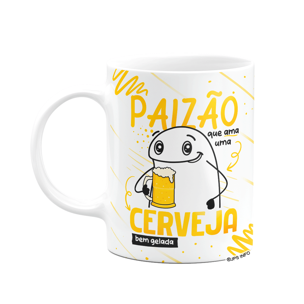 Caneca Flork Dia Dos Pais - Paizão, que Ama Cerveja Gelada | MadeiraMadeira