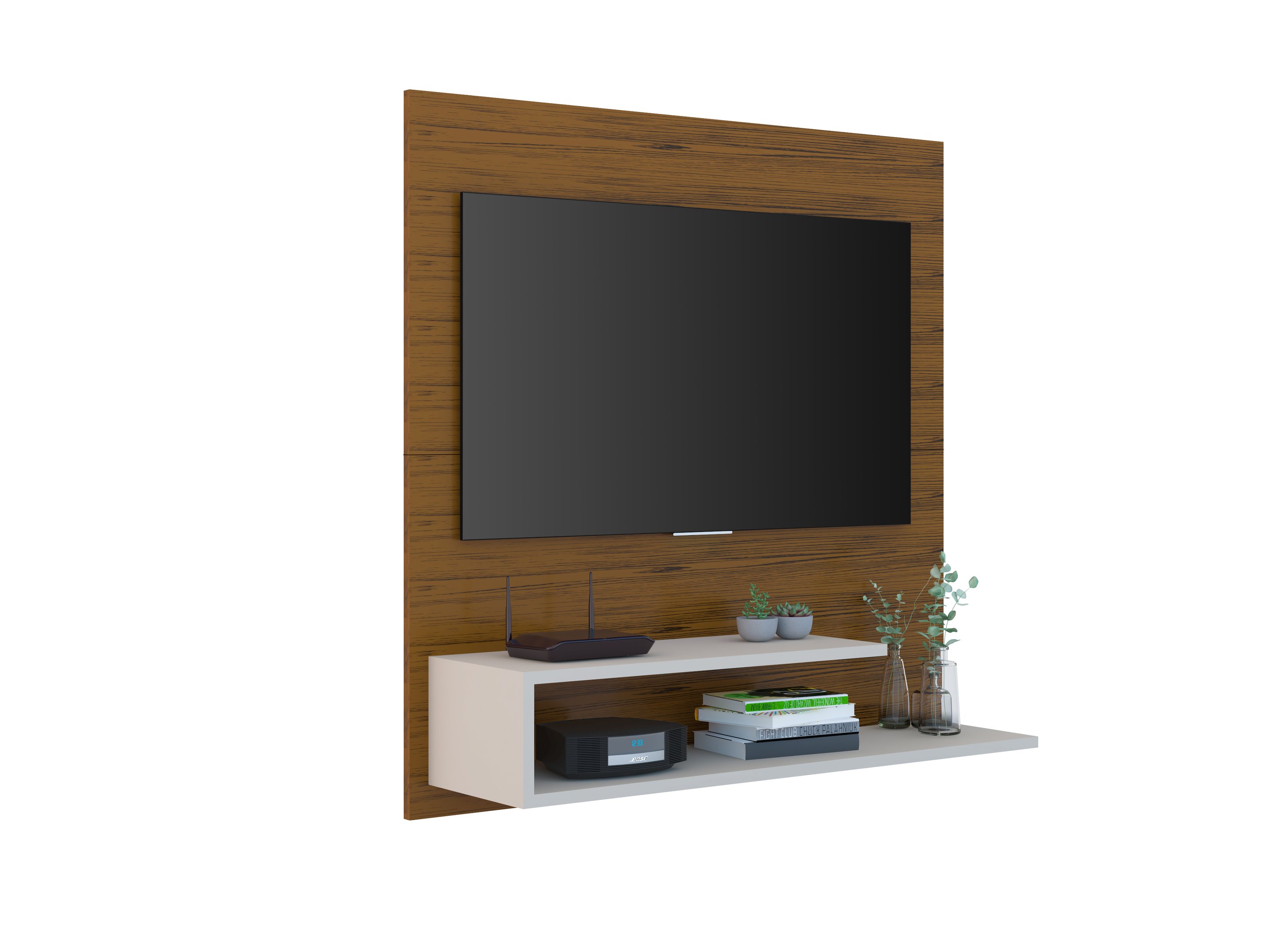 Painel para TV até 32 Polegadas - Freijó/Off White | MadeiraMadeira