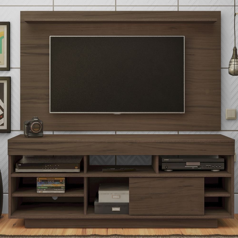 Painel e Rack Bancada para TV até 47 Pol. Roma - Artely | MadeiraMadeira