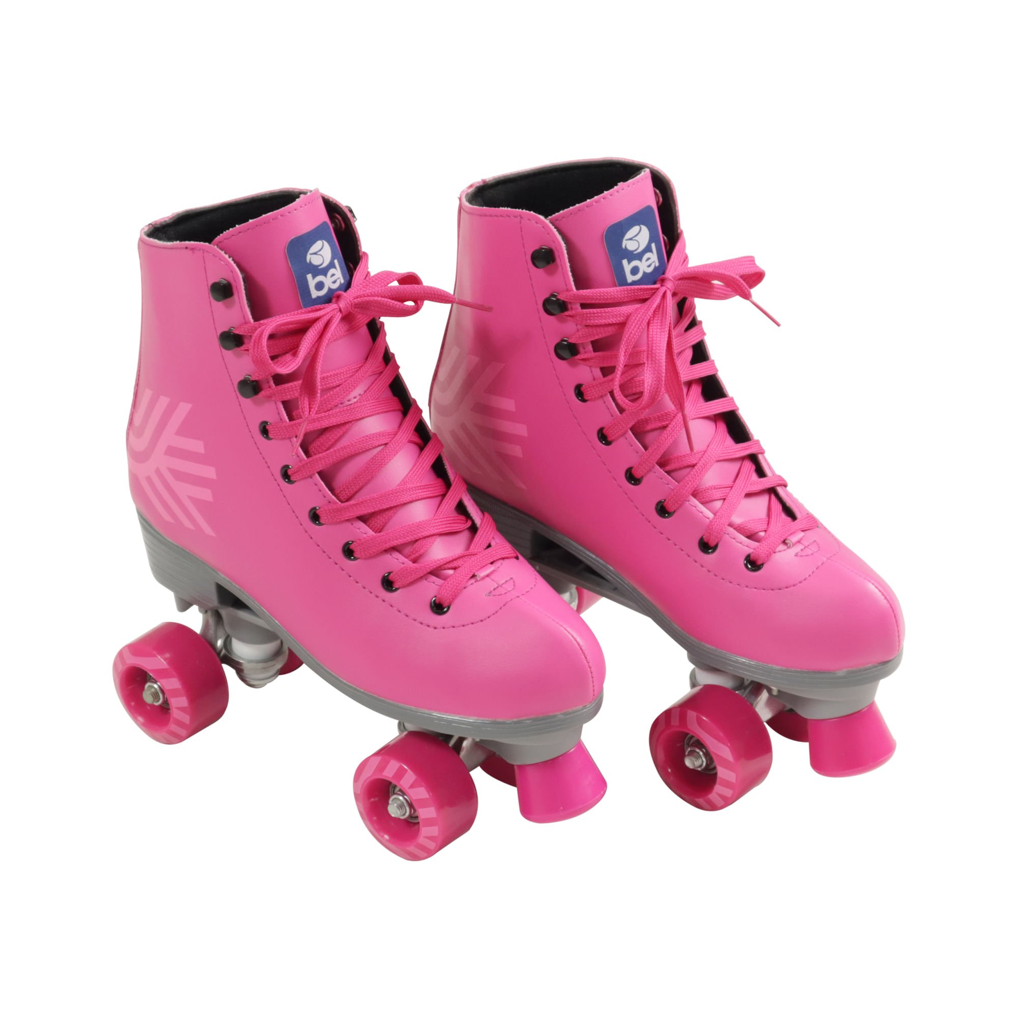 Patins Quad Retro Rosa Bel | MadeiraMadeira