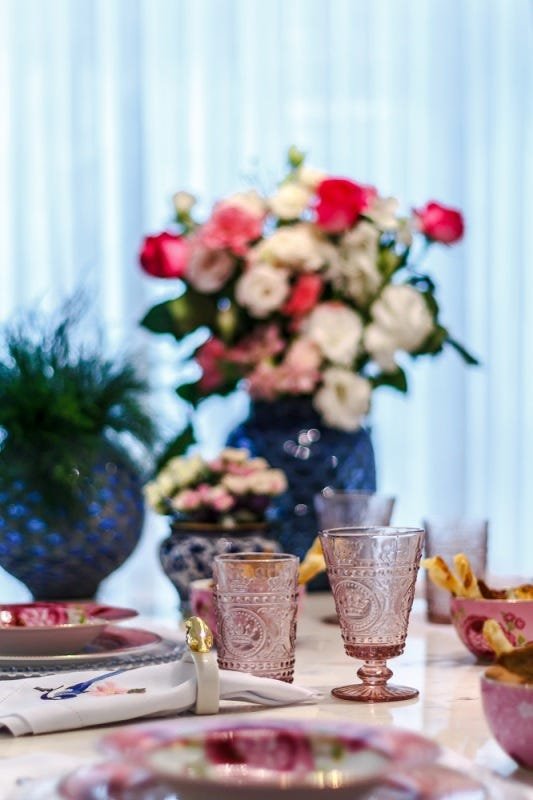 Copo Rosa Coroa 265ml - 6 unid Copo Rosa | MadeiraMadeira